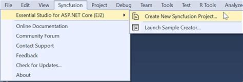 Authentication Support In Syncfusion Aspnet Core Project Template An