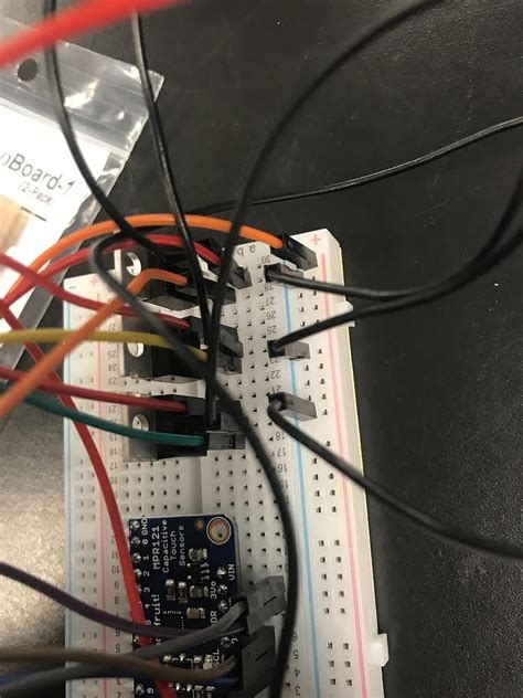 using mpr121 sensor to control led tape sensors arduino forum