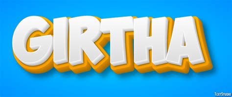 Girtha Text Effect And Logo Design Name