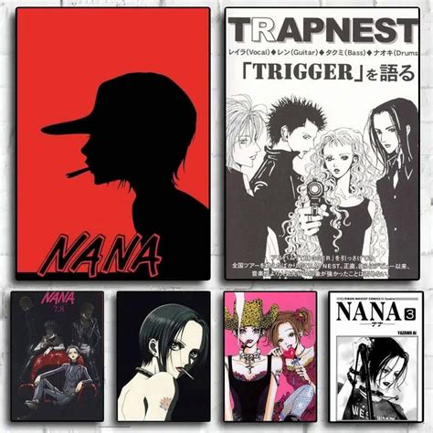อะนิเมะ Nana Poster โปสเตอร ์ ภาพผนังสําหรับห ้ องนั ่ งเล ่ น Fall Decor Shopee Thailand