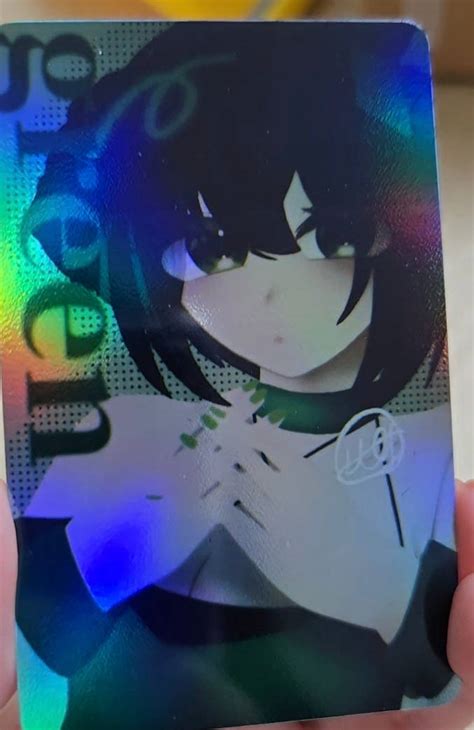 마플 세로 홀로그램 포토카드