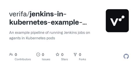 Github Verifa Jenkins In Kubernetes Example Pipeline An Example Pipeline Of Running Jenkins