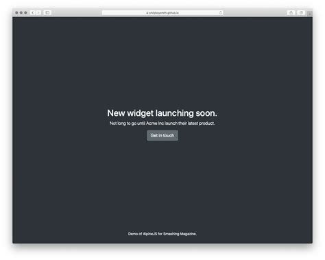 Introducing Alpinejs A Tiny Javascript Framework Laurel Kruger