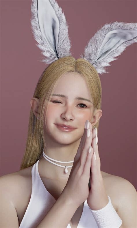Модель Девушка кролик для игры Inzoi