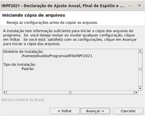 IRPF No Linux Veja Como Instalar O Programa Via Arquivo BIN
