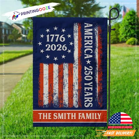 Personalized 250 Years Of America Vintage Flag Unleash Your Creativity