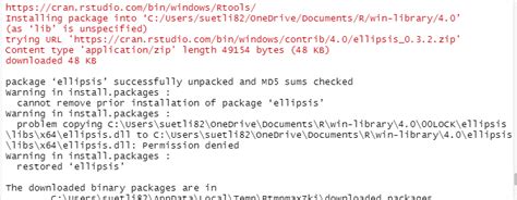 Unable To Update Ellipsis Package For Ggplot2 General Posit Community