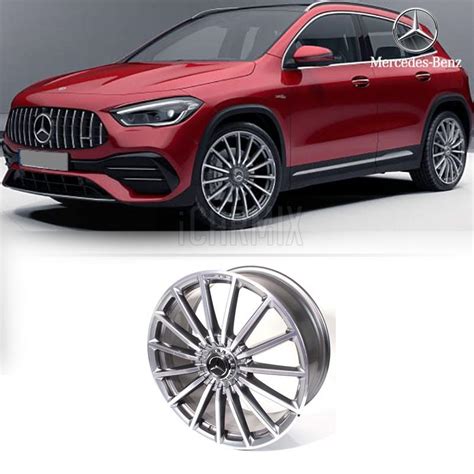 Genuine 21 Amg Gla 35gla 45 Front And Rear Multi Spoke Wheel Rim Grey