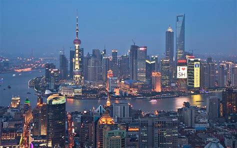 Shanghai 1990 Vs 2010 City Skyline