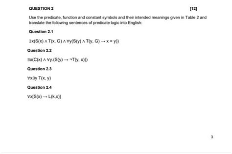 Solved QUESTION Use The Predicate Function And Chegg
