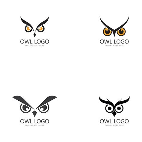 Premium Vector Owl Eye Logo Design Template