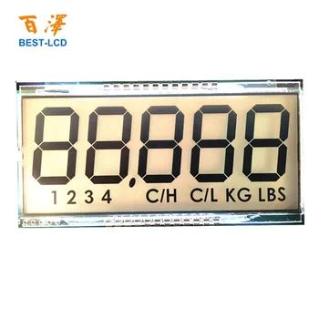 Customized 5 Digits Segment Lcd Display For Electronic Baby Scale Buy Segment Lcd Display
