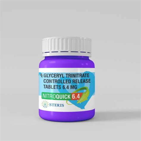 Nitroglycerin Sr 6 4mg Tablets At Rs 40 Bottle Cardiac Range In