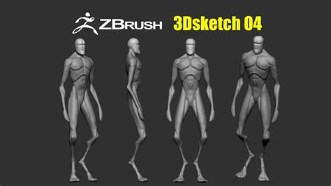Zbrush Sculpting 3dsketch 04 Youtube