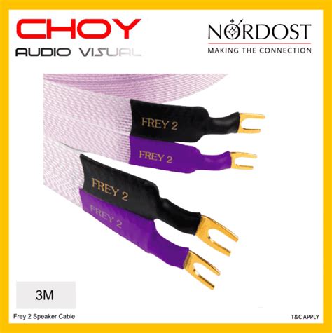 Nordost Frey 2 Spade Speaker Cable (3 Meter) - Choy Audio Visual