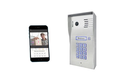 WiFi Video Intercom With Built In Keypad And Relay Outputs