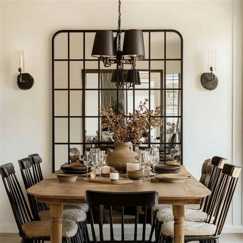 20 Brilliant Dining Room Mirror Ideas