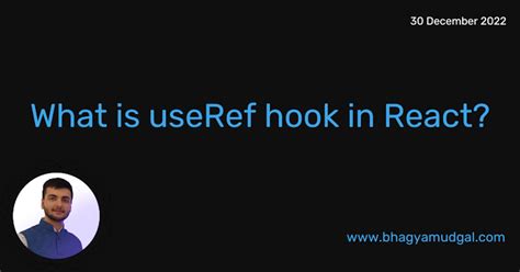 What Is Useref Hook In React