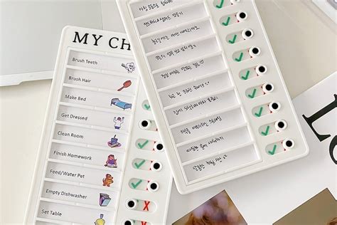 이이공브이샵 매일 밀어서 체크 투두리스트 메모보드 위시버킷