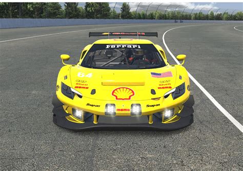 Shell Ferrari by Bruce Funderburg - Trading Paints