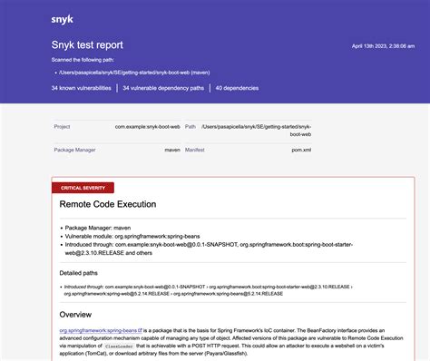 Github Papicellacli Snyk Getting Started Getting Up And Running With Snyk Cli