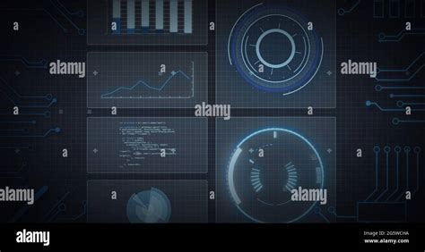 Image Of Scope Scanning Processor Elements And Data Processing On