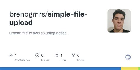 Github Brenogmrssimple File Upload Upload File To Aws S3 Using Nestjs
