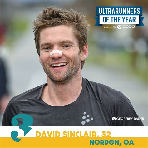 David Sinclair Named 3 2024 Ultrarunner Of The Year Ultra Running
