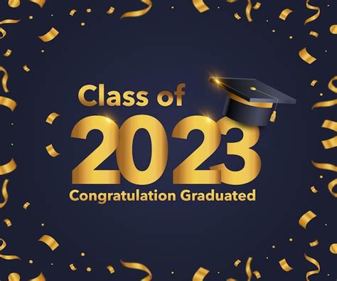 Premium Vector Vector Class Of 2024 Gradient Background