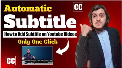 How To Add Automatic Subtitle On Youtube Videos In Multiple Languages