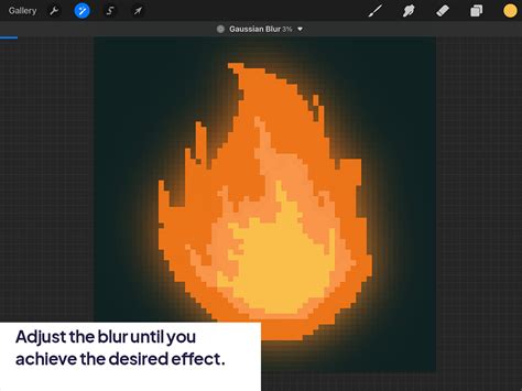 How To Add Pixel Blur In Procreate Brush Galaxy