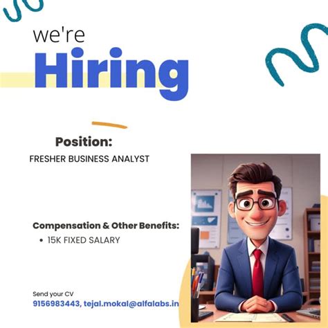 Tejal Mokal On Linkedin Businessanalyst Entrylevel Jobopening Hiringnow Excelskills