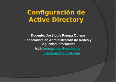 Pptx Active Directory 2008pptx Dokumentips