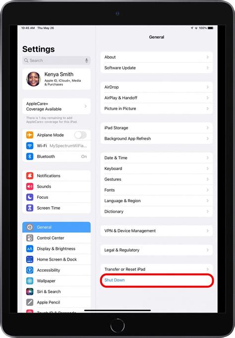 Turn Off Button On Ipad