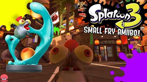 The New Small Fry Amiibo Splatoon 3 New Amiibos YouTube