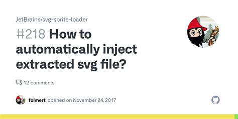 How To Automatically Inject Extracted Svg File Issue JetBrains Svg Sprite Loader GitHub