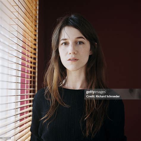 Actress Charlotte Gainsbourg Poses At A Portrait Session In Paris On