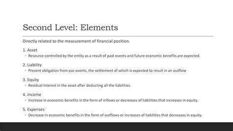 The Financial Reporting Framework Ppt Pptx