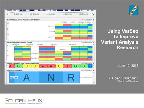 Using Varseq To Improve Variant Analysis Research Workflows Ppt