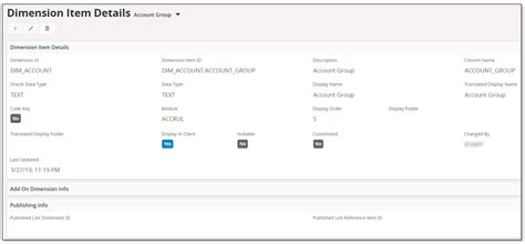 Examples Custom Dimension LoV Technical Documentation For IFS Cloud