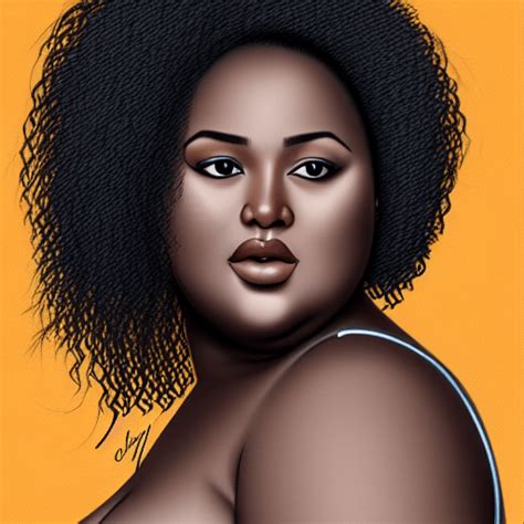 Beautiful Plus Size African Women · Creative Fabrica