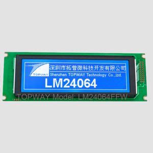 LCD Display Module LM BCW A TOPWAY LCD Graphic Monochrome Dot Matrix