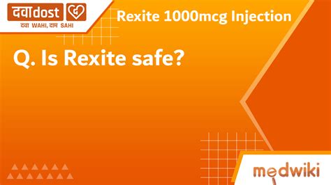 Rexite 1000mcg Injection Linux Laboratories Buy Generic Medicines