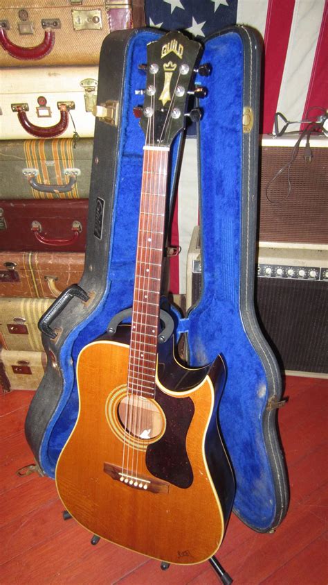 1978 Guild D 40 Cnt Flattop With Cutaway Natural Guitars Acoustic