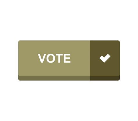 premium vector vote button