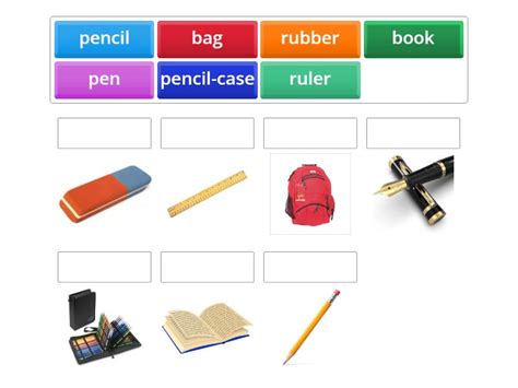 Classroom Objects A Match Up Classroom Objects A Match Up