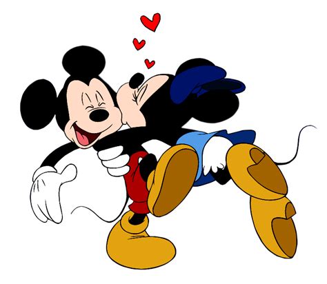 Mickey Minnie Kiss 