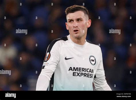 Pascal Grob Of Brighton Reacts During Uefa Europa League Round Of 16