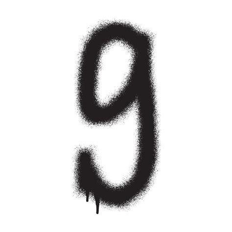 Números De Graffitis 0 9 Graffiti Zero Number Vector Images Over