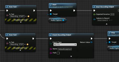 notfaqs ue4 how to use the new audiocapture component to record